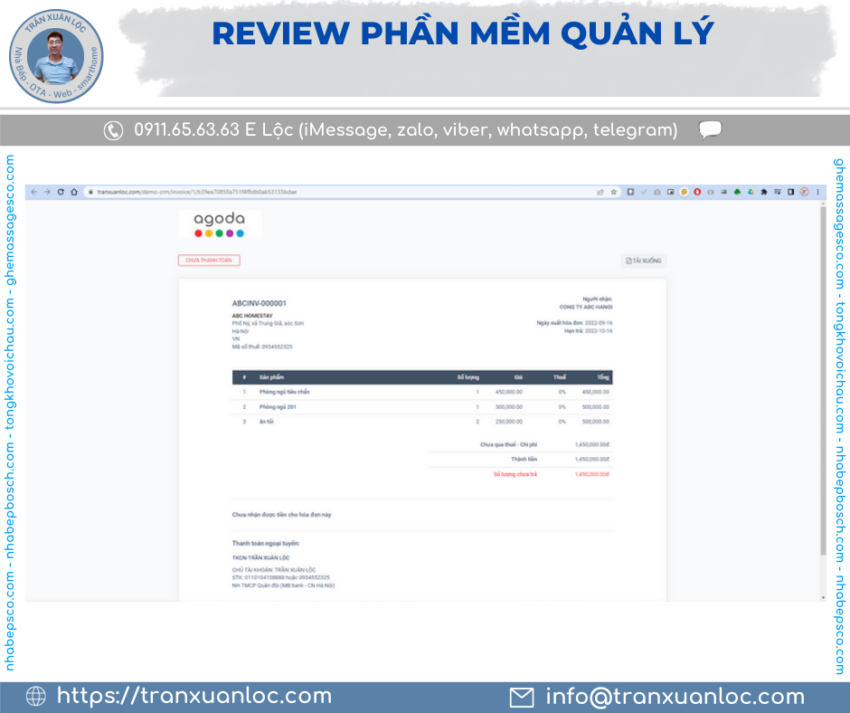 Trần Xuân Lộc: Phần mềm Perfex CRM đa chức năng quản lý khách hàng cho doanh nghiệp - Tháng năm 2025
